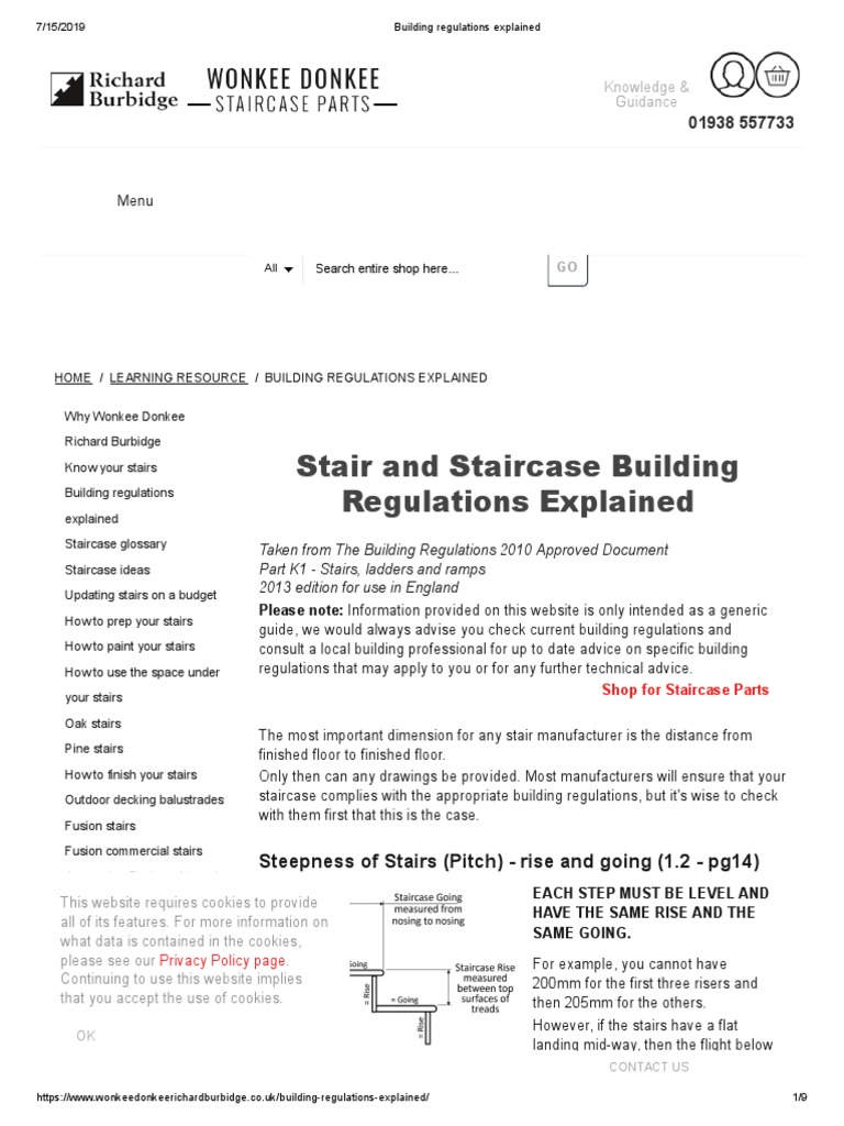 Building Regulations Explained | PDF | Stairs | Pedestrian Infrastructure