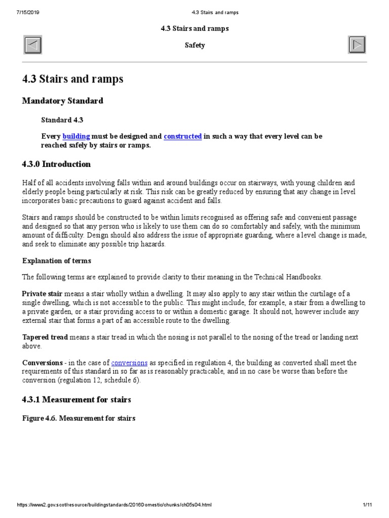 4.3 Stairs and Ramps | Download Free PDF | Stairs | Pedestrian ...
