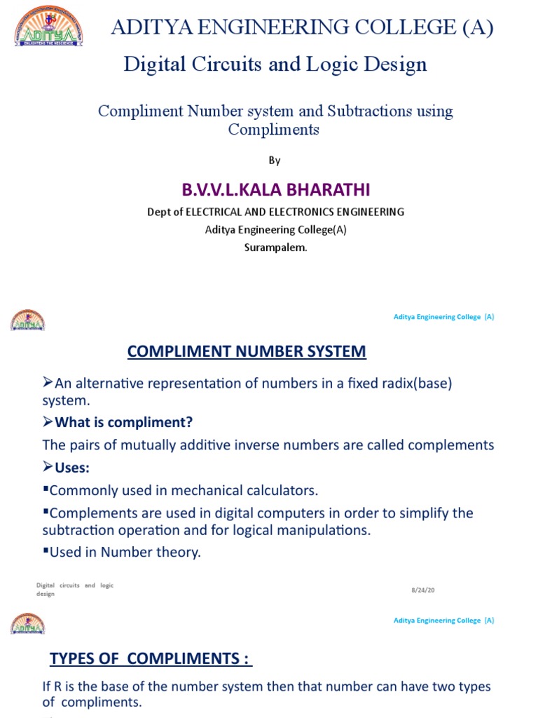 DCLD Compliment Number System | Download Free PDF | Theory Of Computation | Arithmetic
