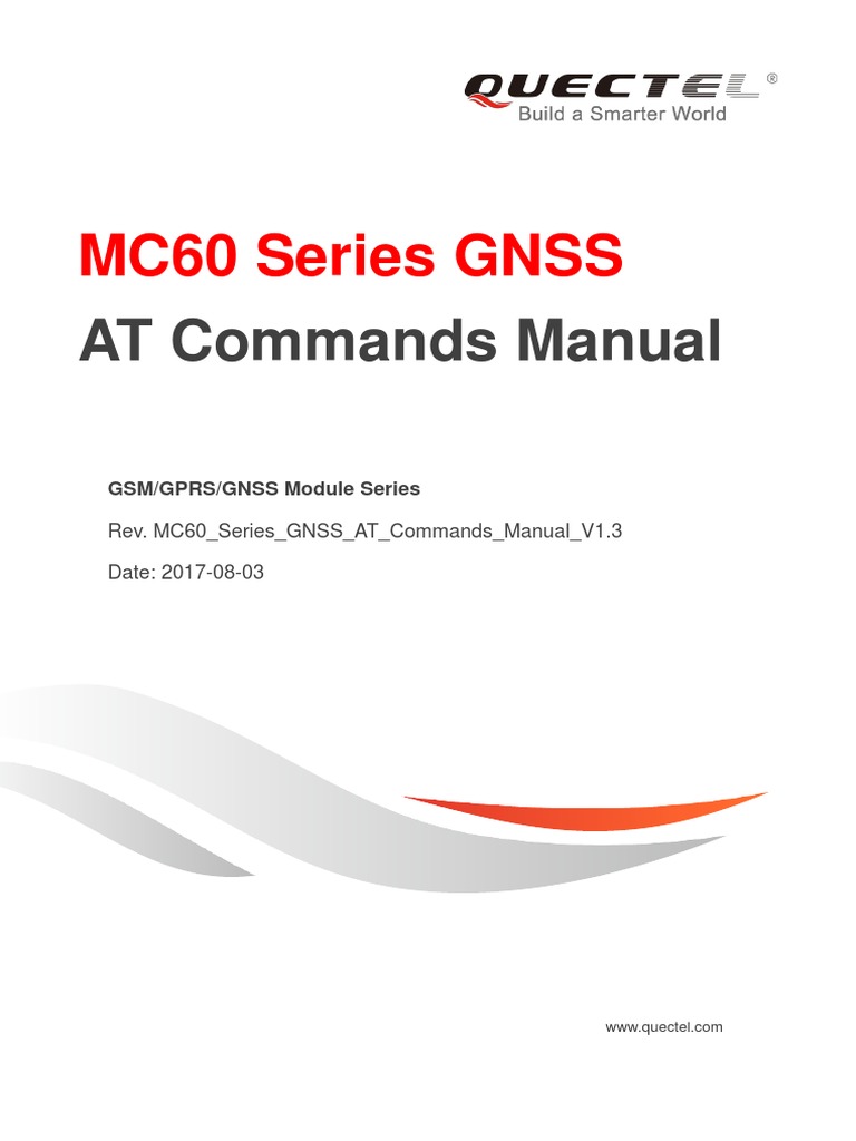 MC60 Series GNSS: AT Commands Manual | PDF | General Packet Radio ...