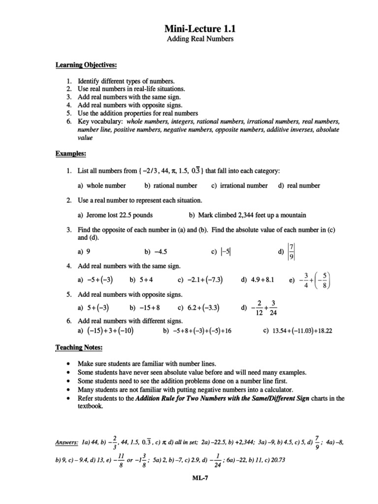 Understanding Opposite Numbers | PDF | Numbers | Integer