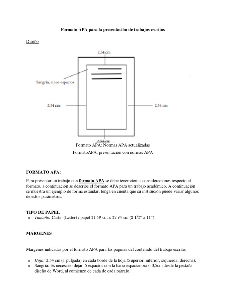 NORMAS APA para La Presentación de Trabajos Escritos PDF | PDF