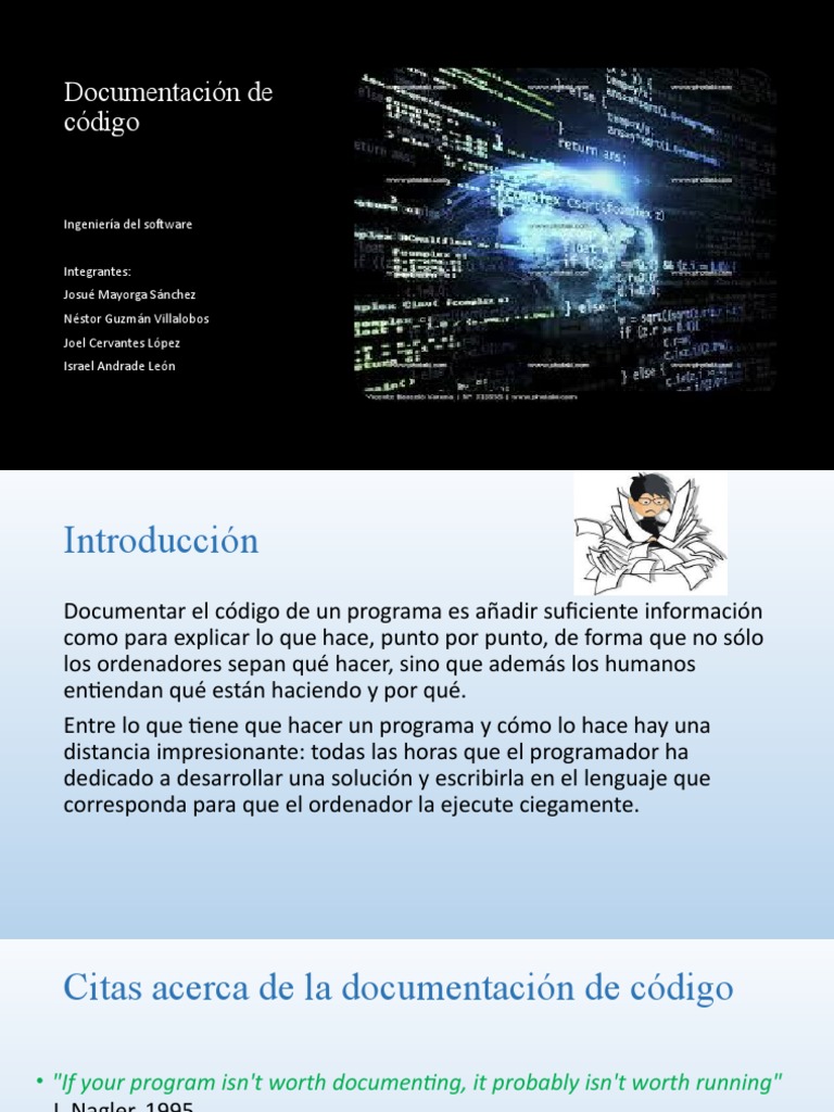Documentación de Código | PDF