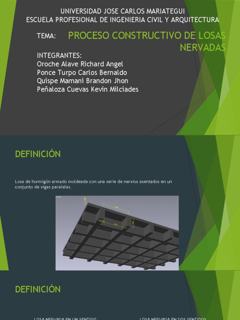 Losas Nervadas | PDF | Construyendo tecnología | Hormigón