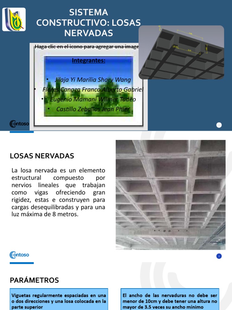 Losas Nervadas | PDF | Construyendo tecnología | Hormigón