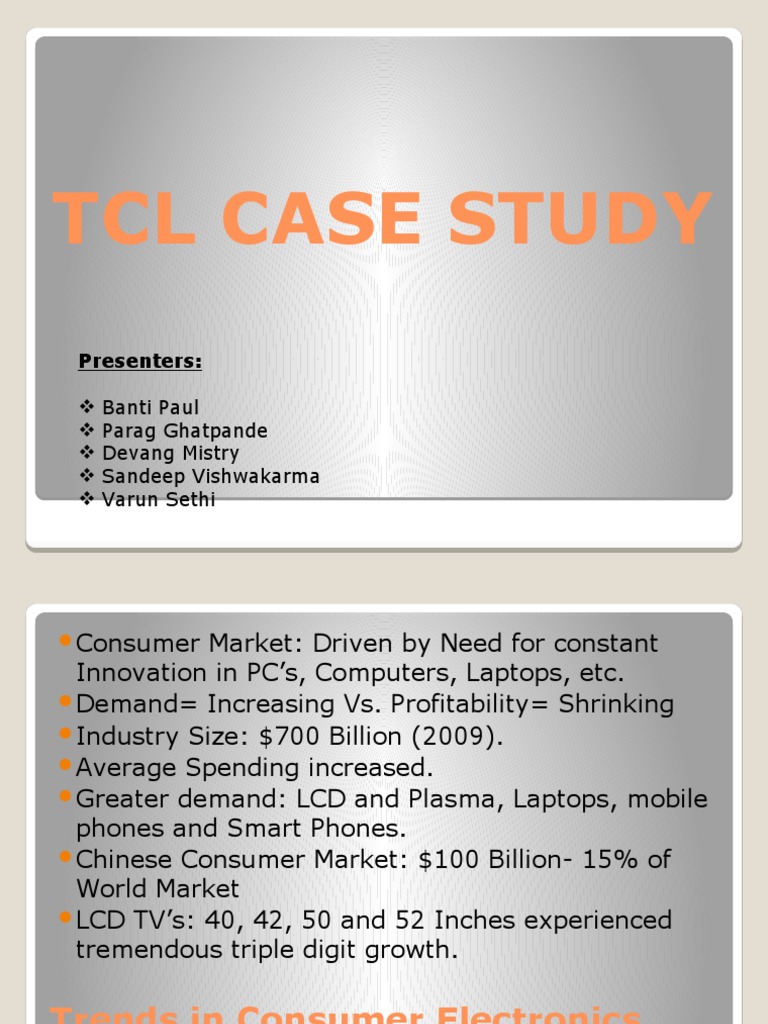 TCL Case Study | PDF | Business | Innovation