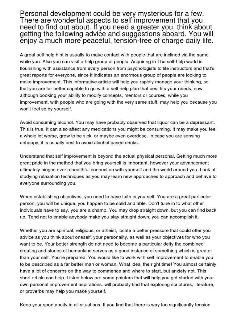 Acknowledging that you would like to alter will be the initially ...