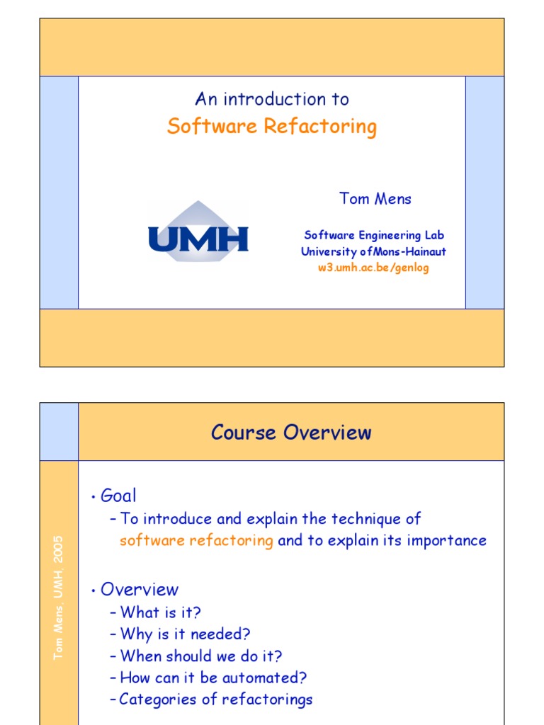 Refactoring Pdf Class Computer Programming Method Computer Programming