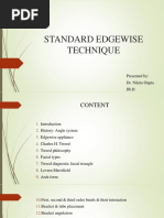 Basic Edgewise Technique | PDF | Dentistry Branches | Dental Anatomy