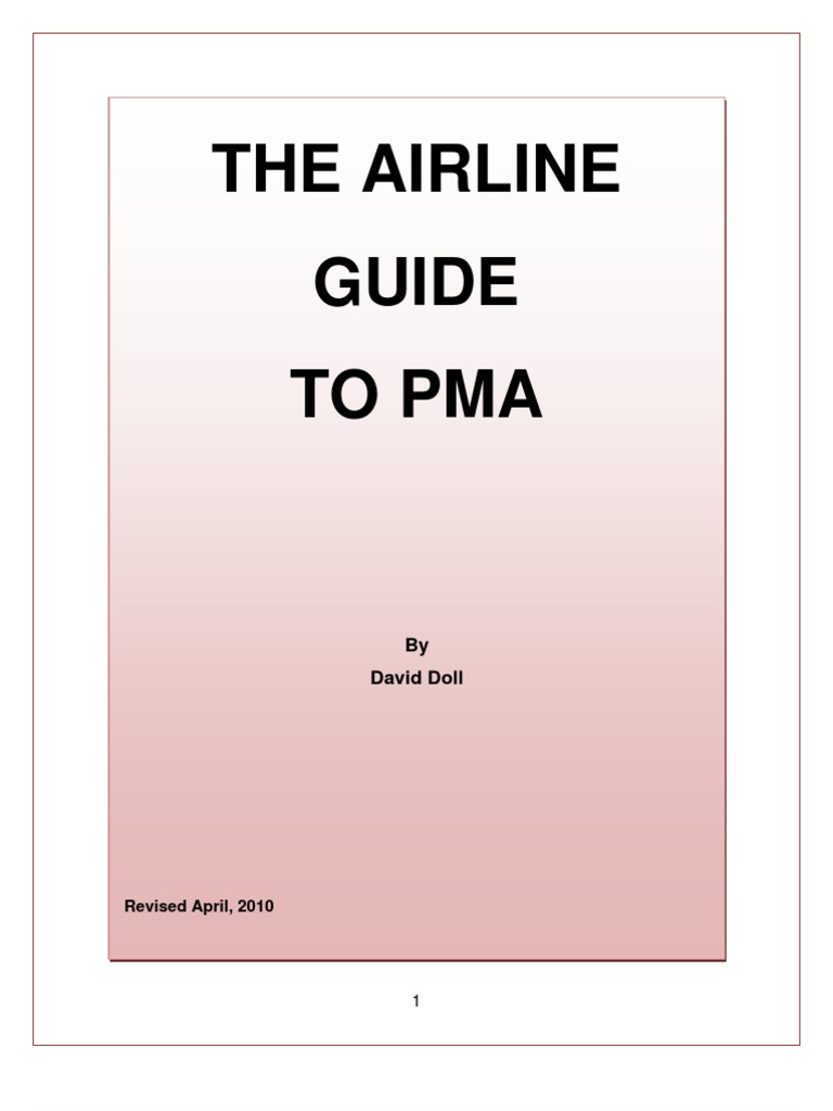 The Airline Guide To Pma: by David Doll | PDF | Aviation | Business