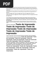 Teste de Impressão Colorida e Frontal | PDF
