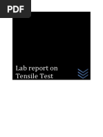 Tensile Test Report - COMPLETE | PDF | Ultimate Tensile Strength ...