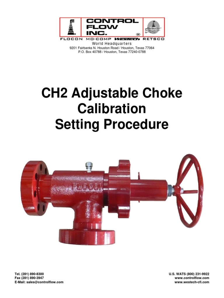 CH2 Choke Calibration Rev A | PDF