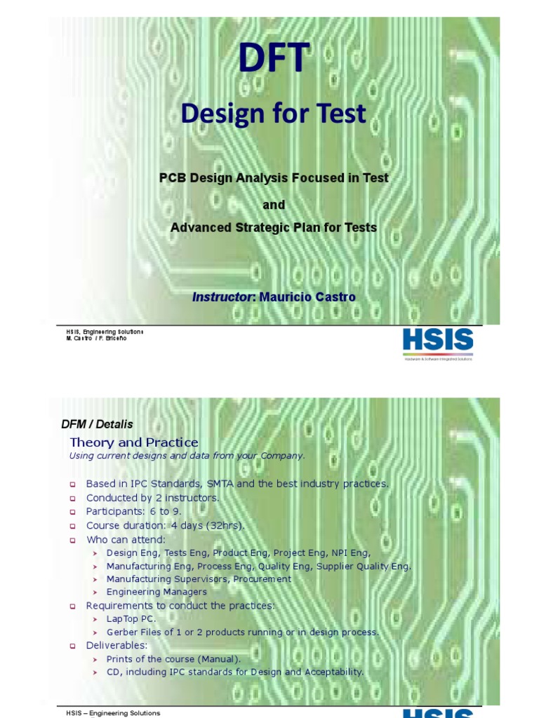 DFT - Training Course-1 PDF | PDF | Production And Manufacturing | Engineering