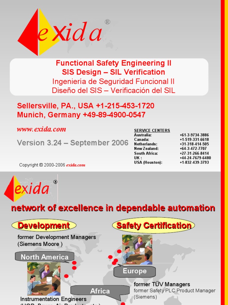 Ida E: Functional Safety Engineering II SIS Design - SIL Verification | Download Free PDF ...