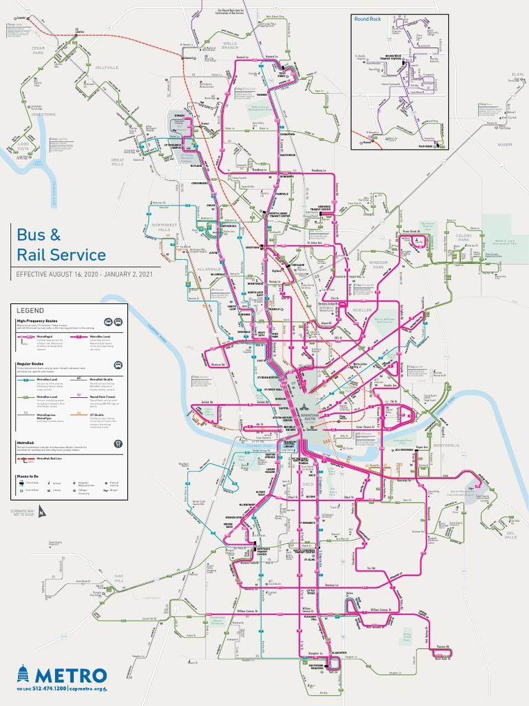 Bus & Rail Service: Legend | PDF