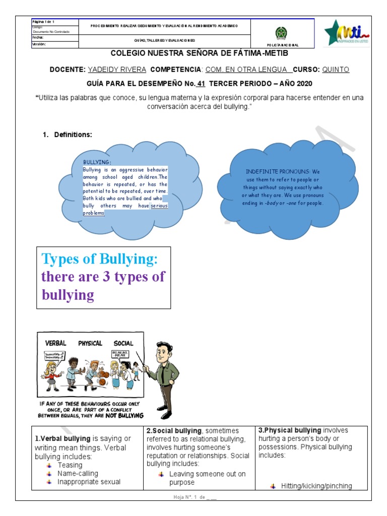 There Are 3 Types of Bullying | PDF | Bullying | Aggression