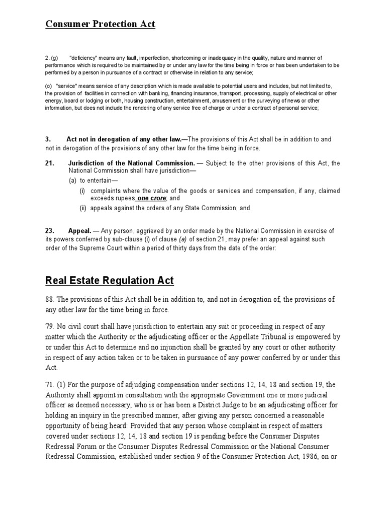 Consumer Protection Act | PDF | Security Interest | Common Law