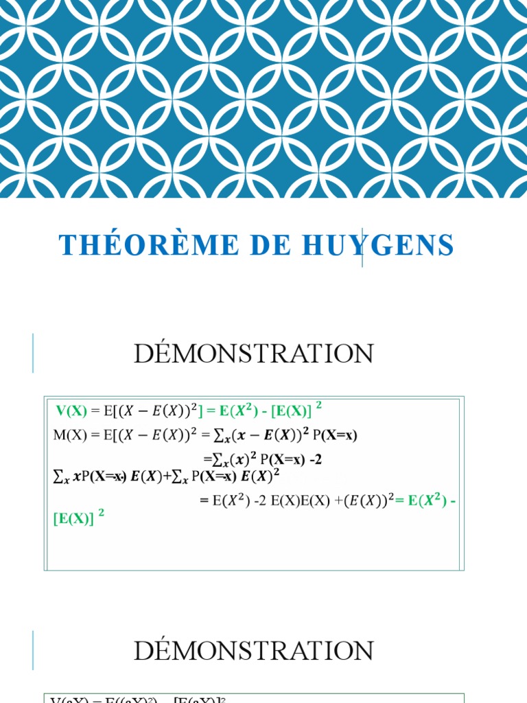Théorème de Huygens | PDF
