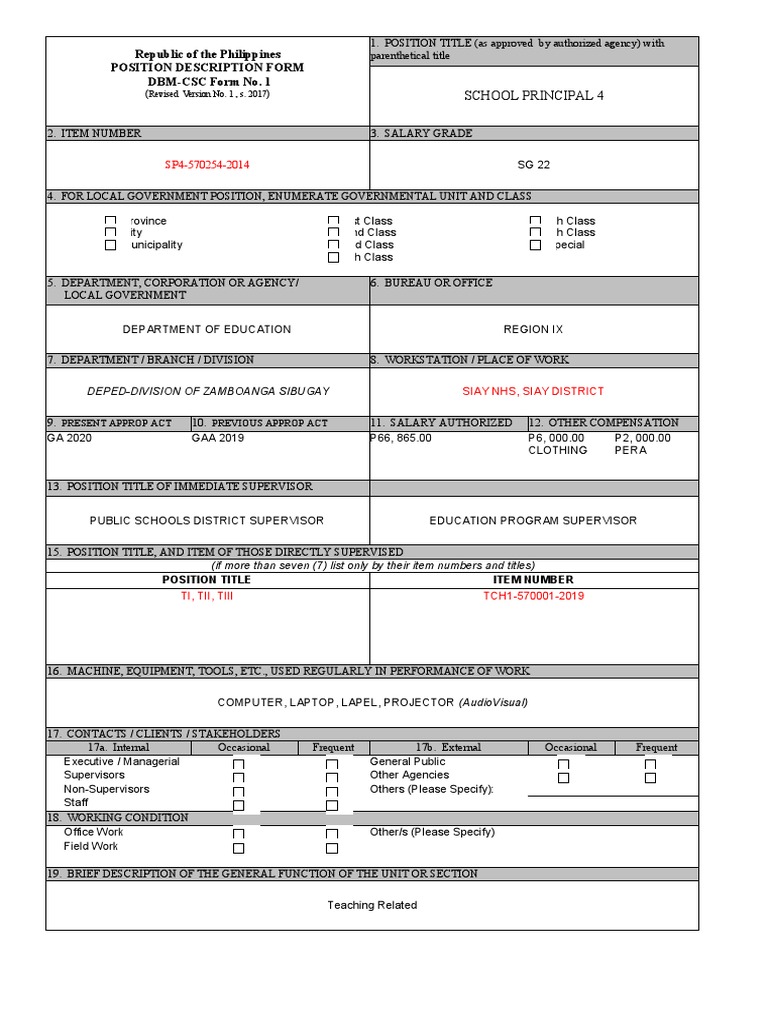 School Principal Duties and Responsibilities | PDF | Teachers | Curriculum