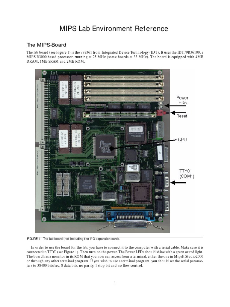 Software MipsIt Reference | PDF | Cpu Cache | Cache (Computing)