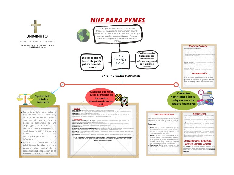 Mapa Conceptual Seccion 2 de La Niif para Pymes PDF | PDF | normas ...
