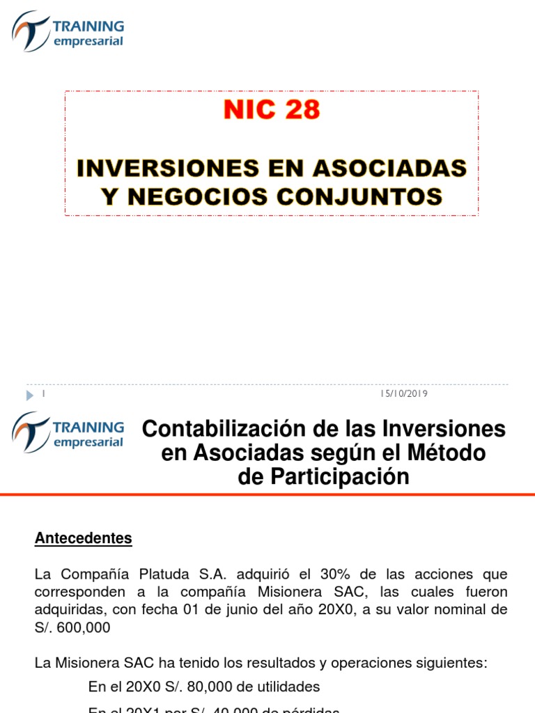 Nic 28 | PDF | Inversiones | Corporaciones