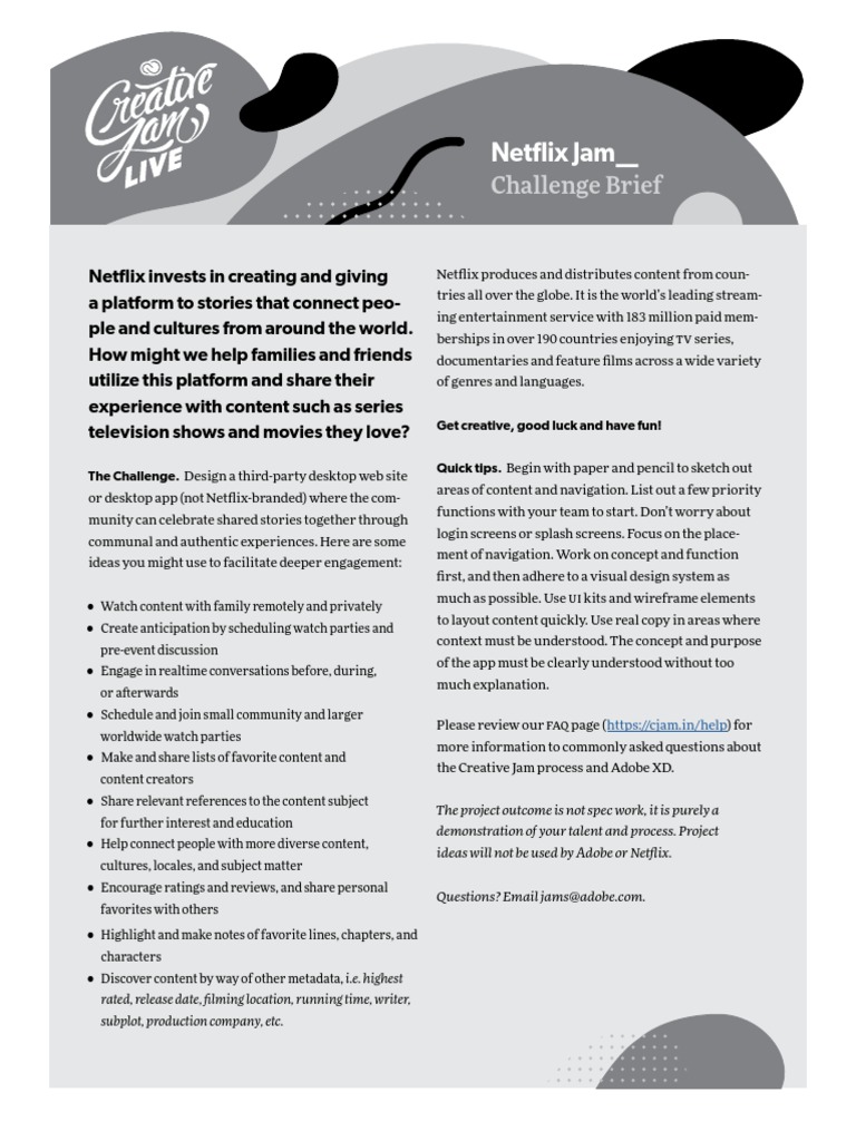 NET Project Details Brief | PDF | Netflix | Design