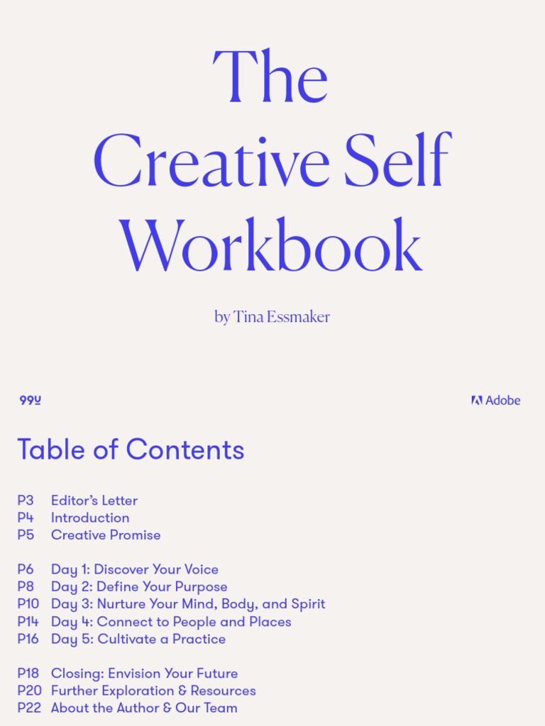 The Creative Self Workbook PDF | PDF | Mind | Time