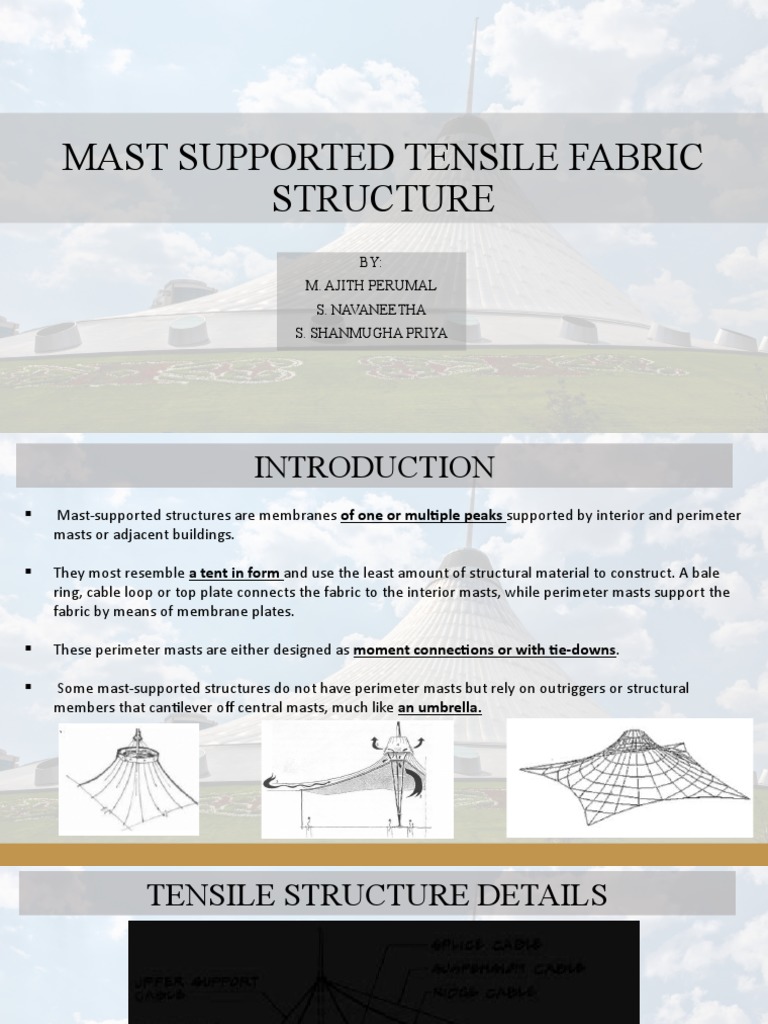 Assignment-3 Mast Supported | PDF | Fibers | Building Engineering