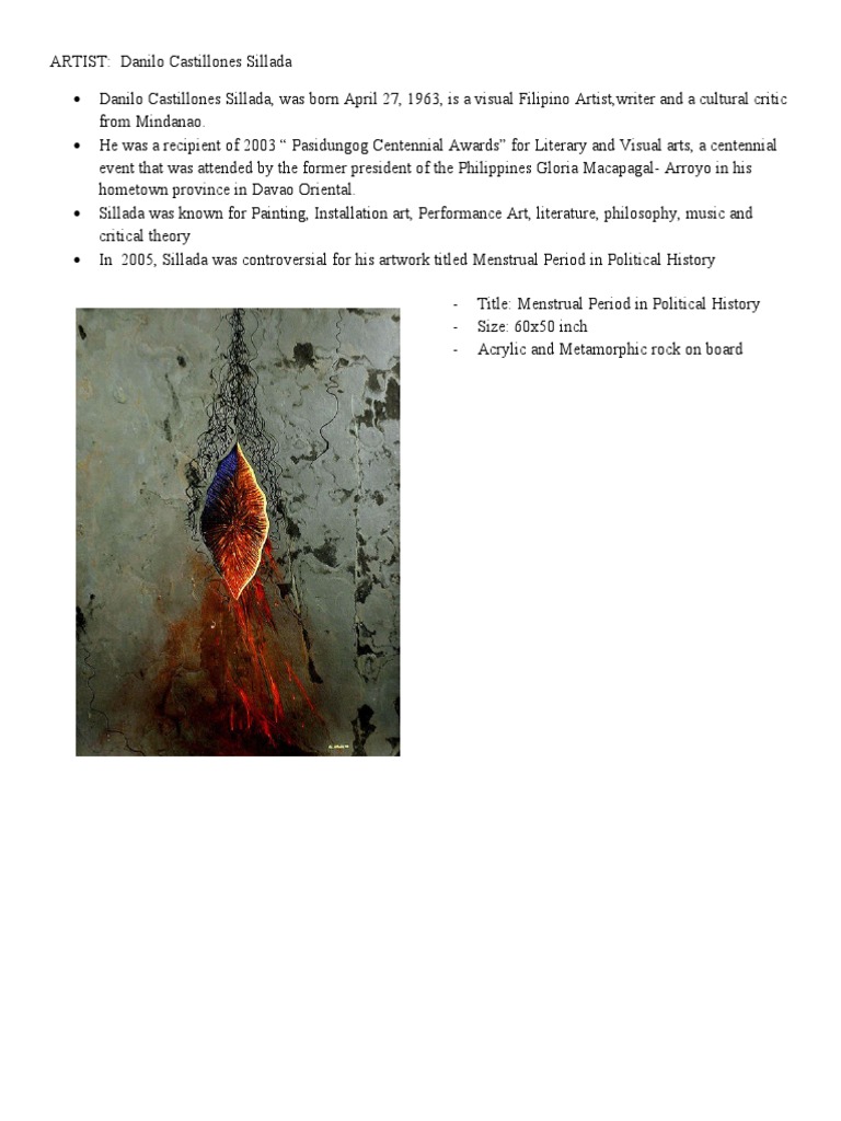 Danny Sillada Mindanao | PDF