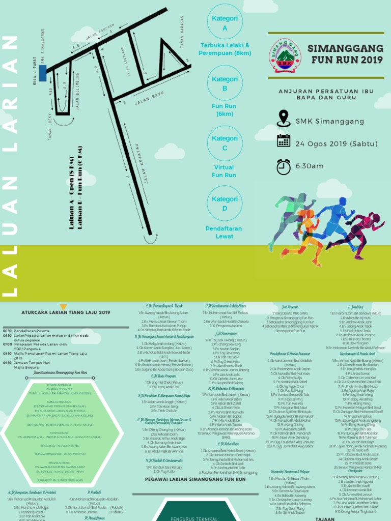 Buku Program Fun Run 2019 - Terkini | PDF