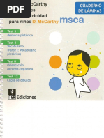 Msca - Escala MCcarthy de Aptitudes y Psicomotricidad para Niños | PDF