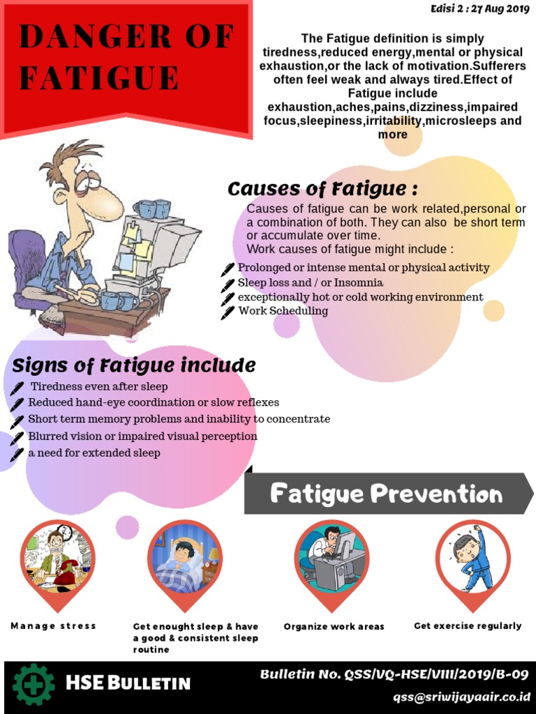 09.QSS-VQ-2019-B09 HSE Bulletin Danger of Fatigue | PDF