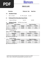 Photocopy Rate List | PDF