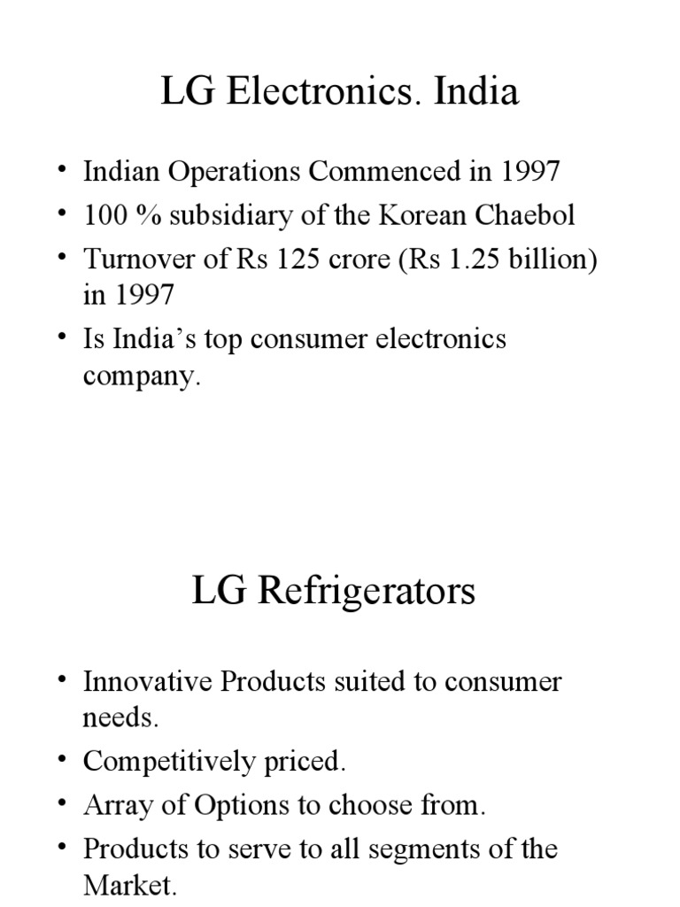 Building a Trusted Brand: How LG Electronics Achieves High Brand Equity ...