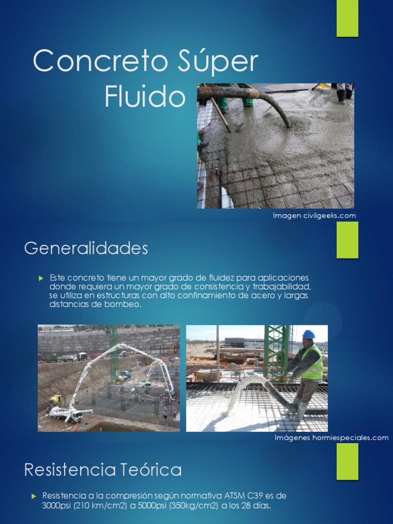 Concreto SÃºper Fluido 2 | PDF | Hormigón | Sectores Economicos