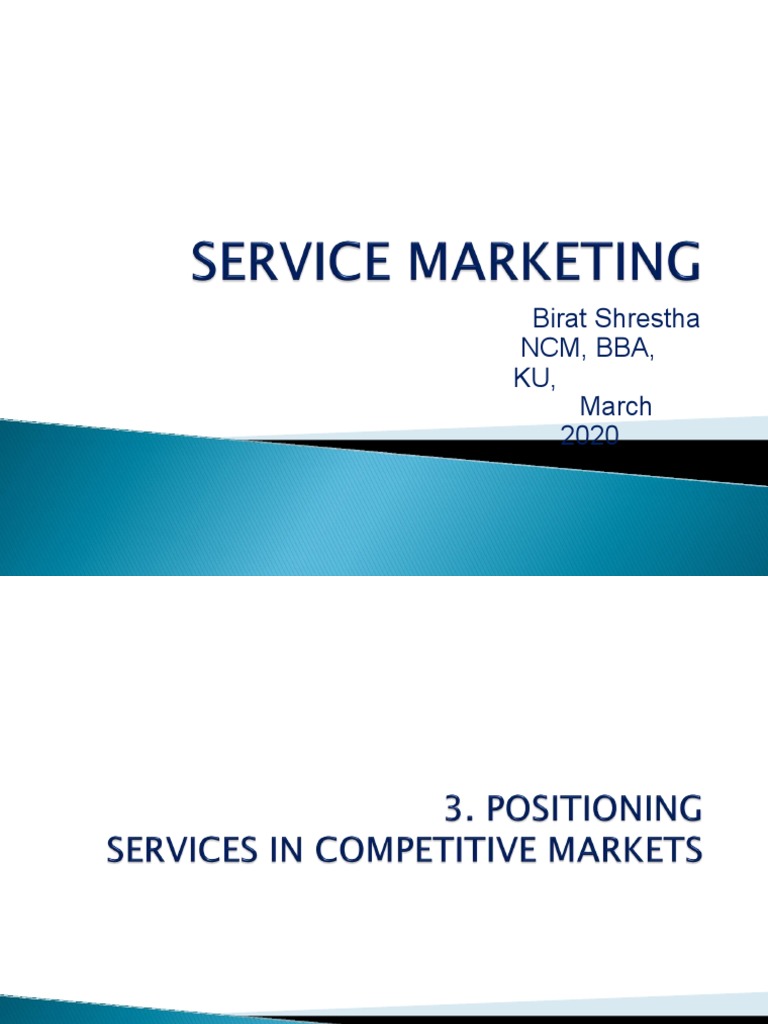 Service Strategy for Competitive Edge | PDF | Market Segmentation ...
