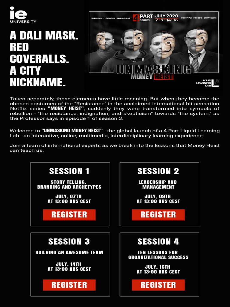 APAC Money Heist Series | PDF | Foreign Language Studies | Religion ...