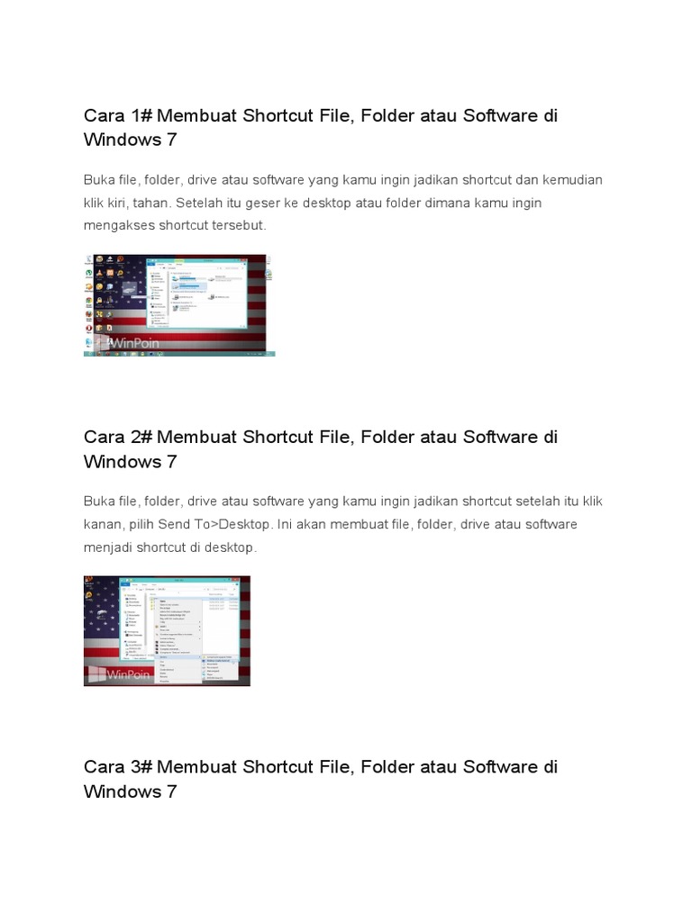 Cara Membuat Shortcut | PDF