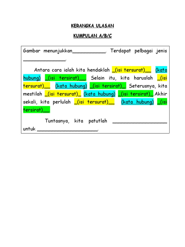 Kerangka Ulasan | PDF
