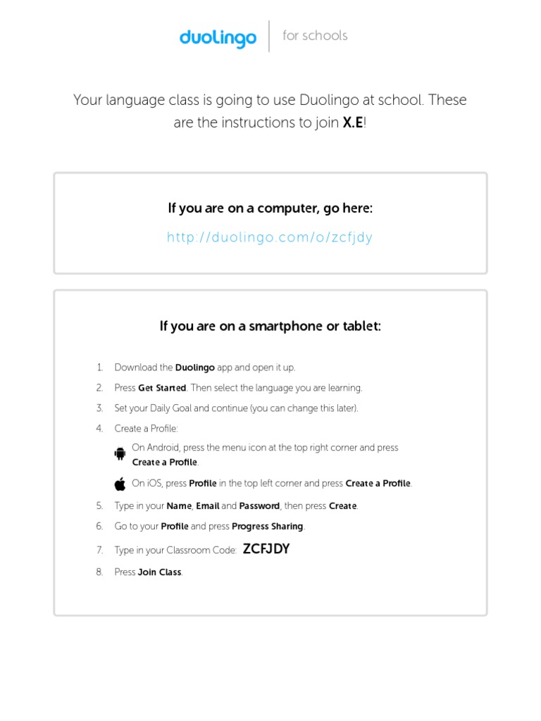 Duolingo Classroom PDF | PDF