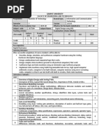 Verilog HDL Syllabus | PDF | Hardware Description Language | Vhdl