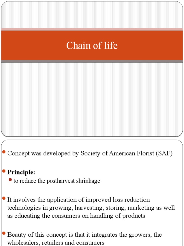 8.chain of Life | PDF | Flowers | Ethylene