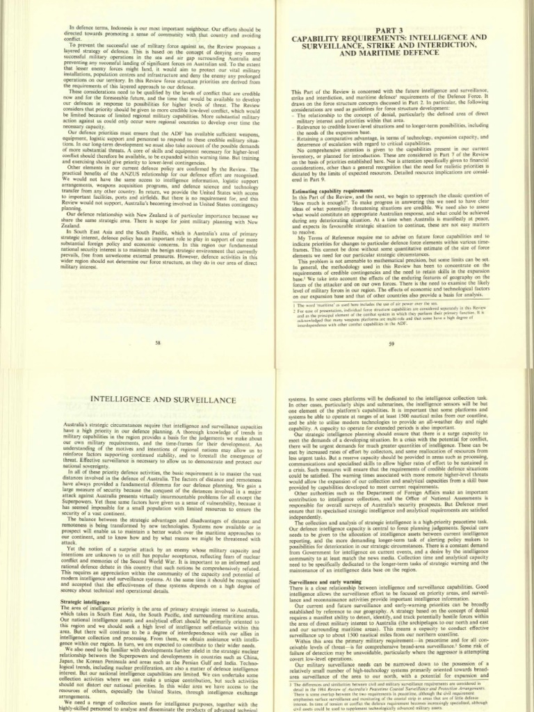 Review of Australias Defence Capabilities 1986 - Part3 PDF | PDF ...