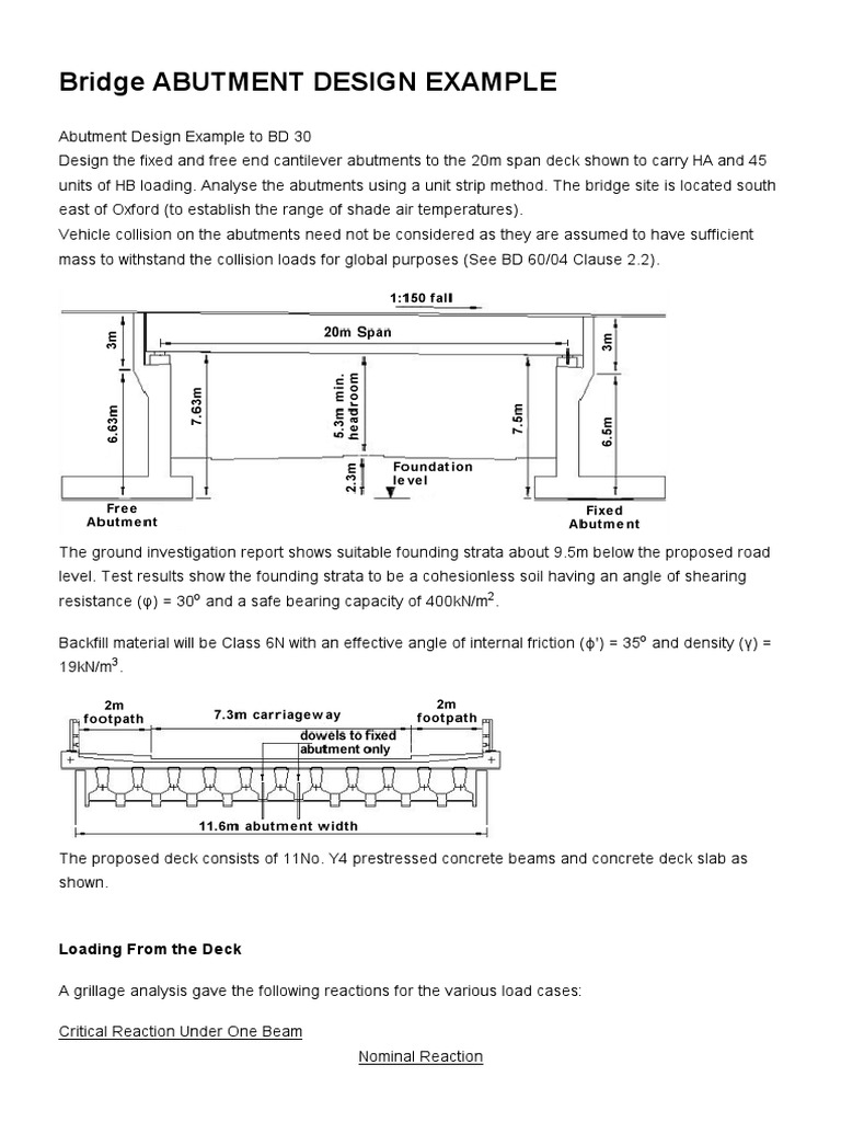 Bridge Abutment Design Guide | PDF | Bridge | Bearing (Mechanical)