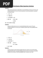 Normal Distribution Problems With Solutions | PDF | Normal Distribution ...