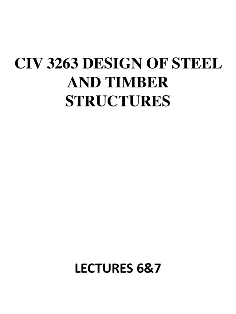 Chapter 3 - Design of Tension and Compression Members PDF | PDF | Buckling | Column