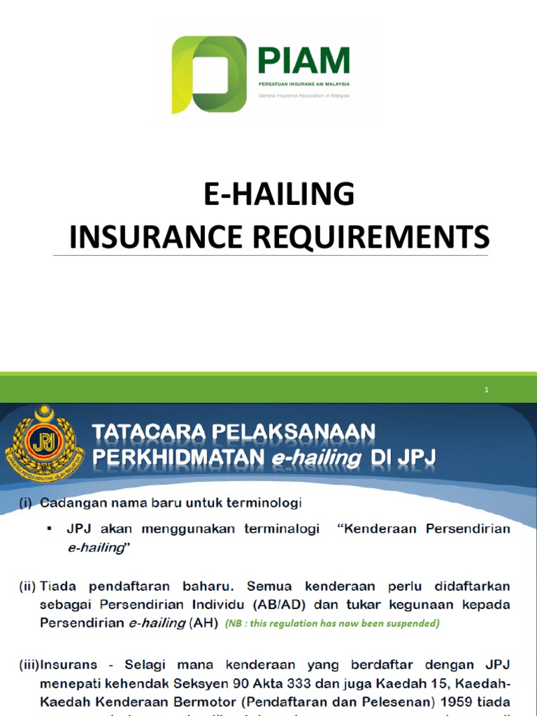 E-Hailing Insurance Coverage Overview | PDF | Liability Insurance ...
