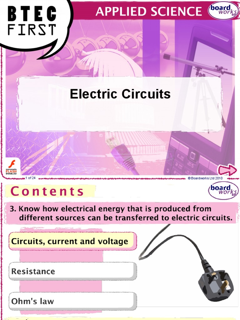 Electric Circuits-1 | PDF | Electrical Resistance And Conductance | Voltage